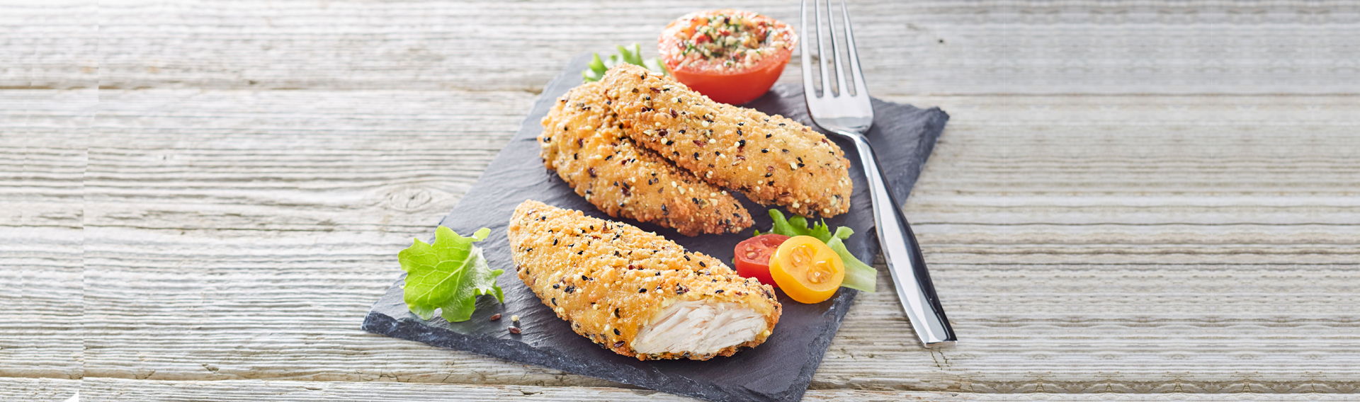 Doux - Chicken Tenders with Seed Crust